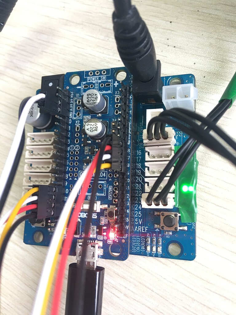 Dynamixel Mx2810 And Mx10620 With Opencm904 And Opencm 485 Exp Push Button Control