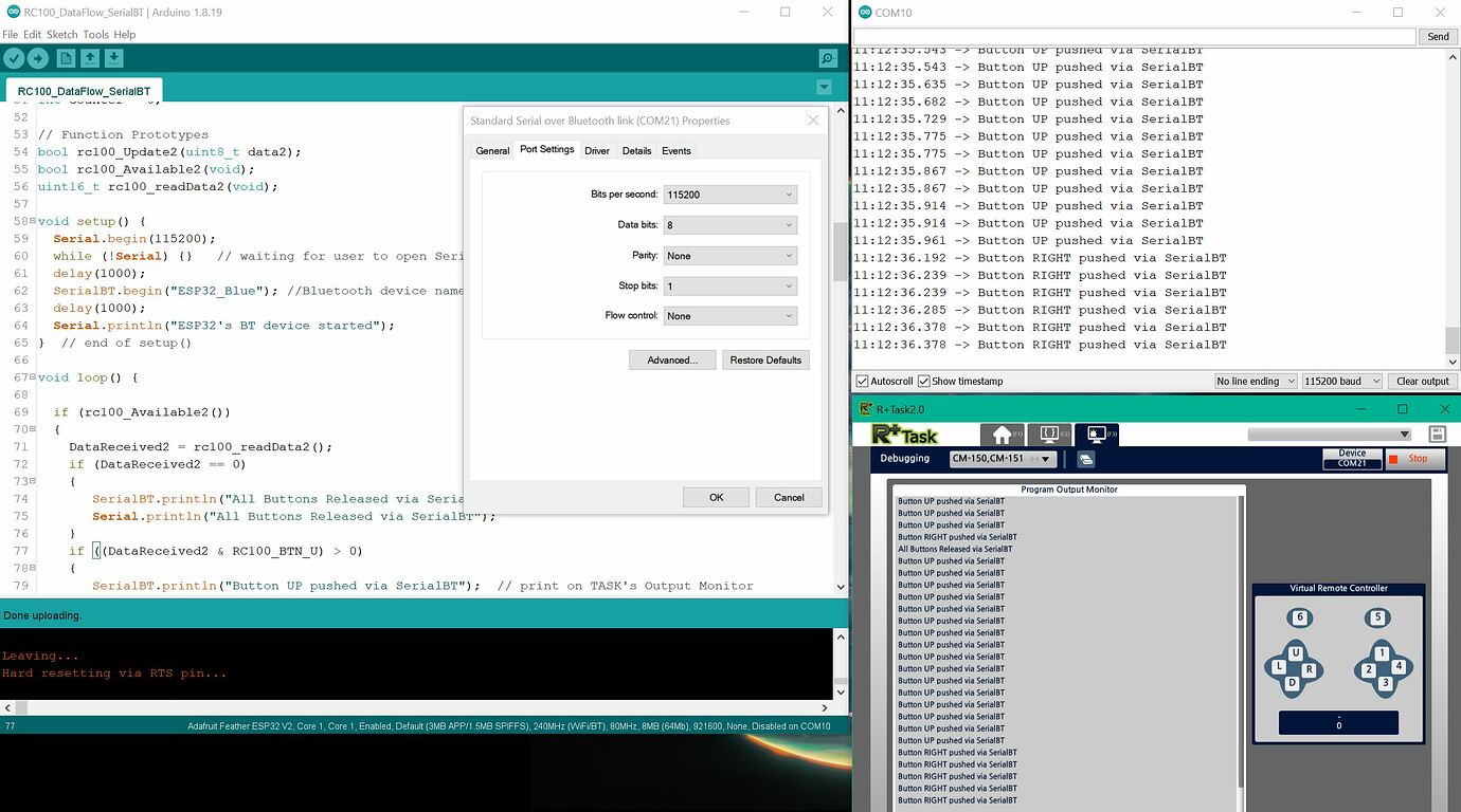 ESP32 + DXL Shield MKR Mashup in ARDUINO - DYNAMIXEL Showcase - ROBOTIS