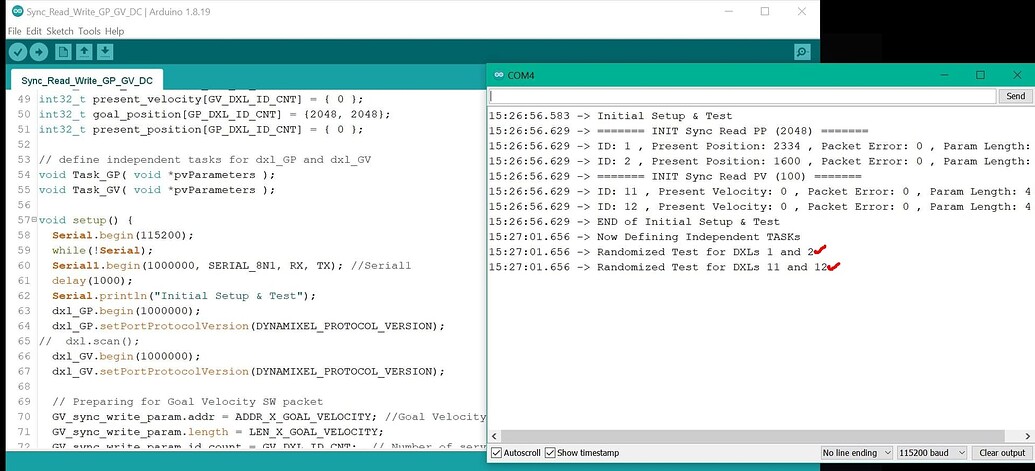 ESP32 S3 + DXL MKR Shield Mash-Up in ARDUINO - Projects and Learning - ROBOTIS