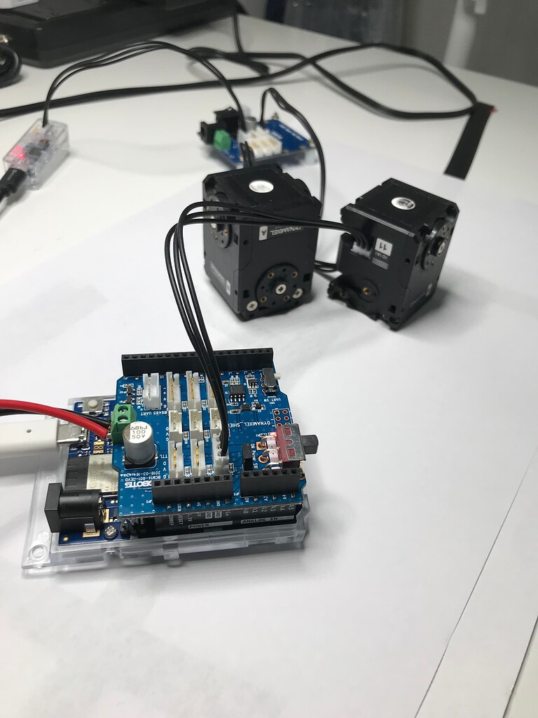 First Look At Arduino Uno R4 And Dynamixel2arduino Dynamixel Showcase Robotis