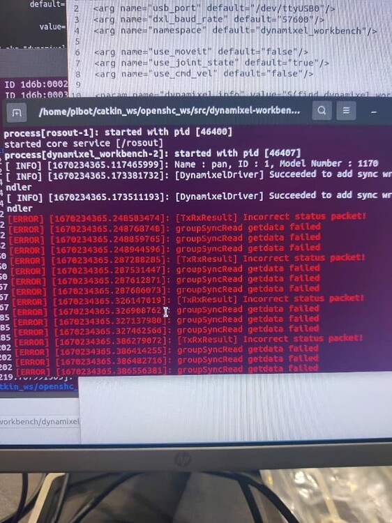 Problems TxRx packet - Technical Support - ROBOTIS