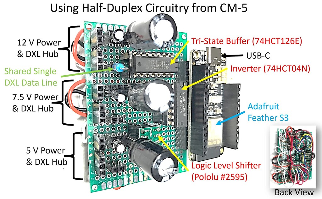 "Homemade" DXL Shield - DYNAMIXEL Showcase - ROBOTIS